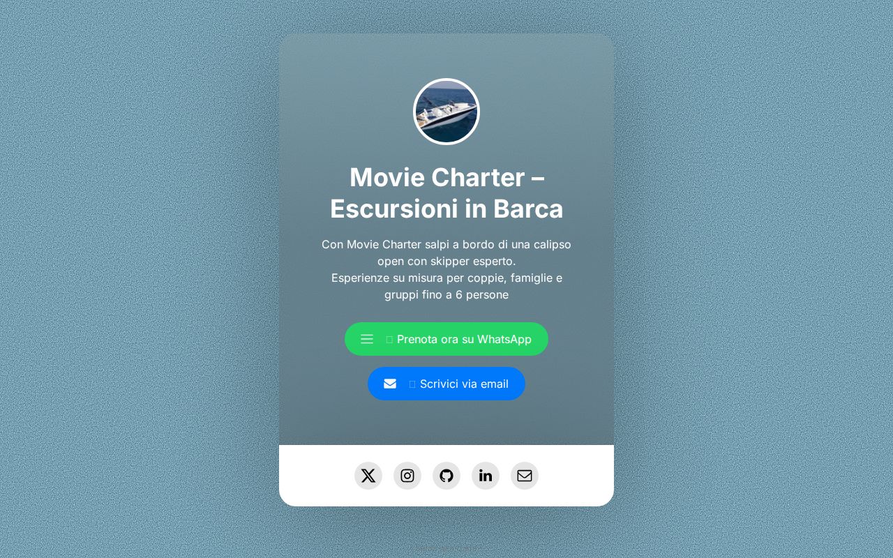 Movie Charter – Escursioni in Barca